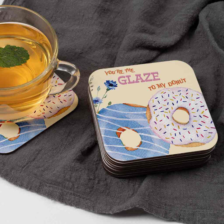 Cheeky yet fun - Glazed up Coasters