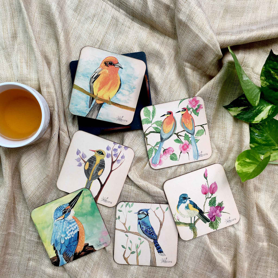 Shop Handmade Tea Coasters Online at Best Price | Studio Decorai