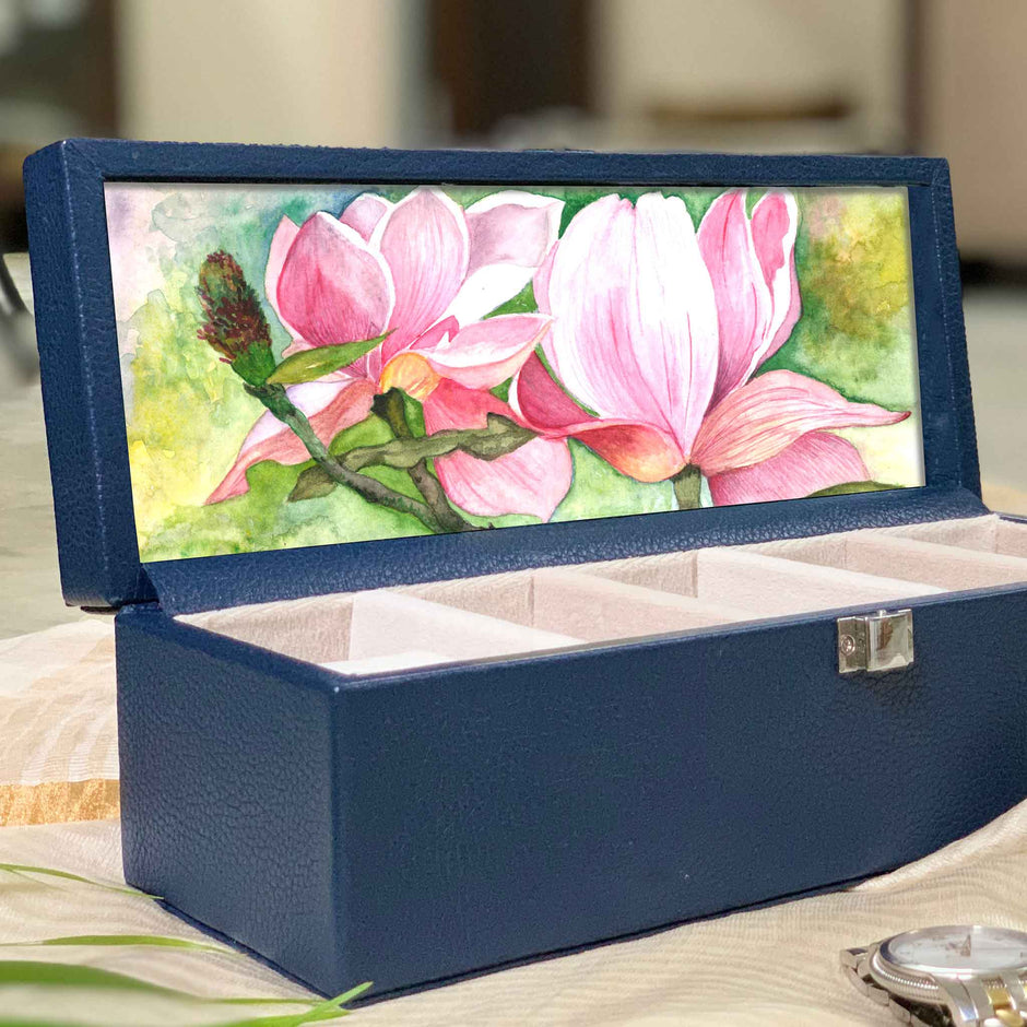 Shop Handmade Leather Watch Box Online | Studio Decorai