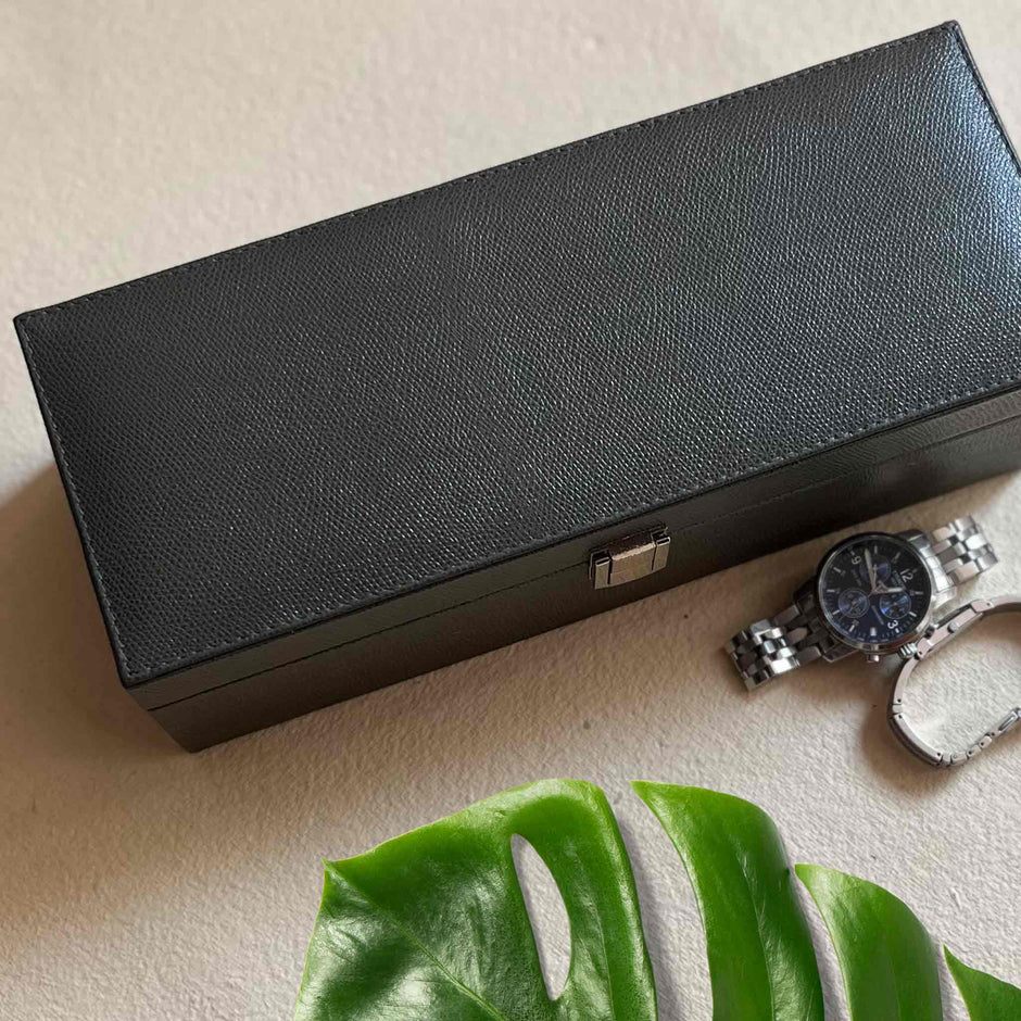 Shop Handmade Leather Watch Box Online | Studio Decorai